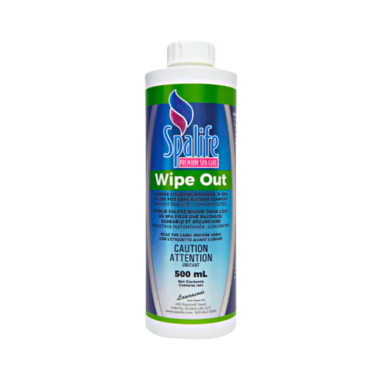 Spa Life Wipe Out - Chlorine/Bromine Neutalizer 500ml — Pool Store Canada